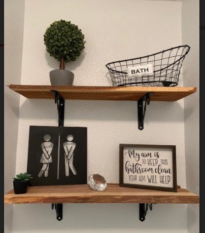 Funny Metal Bathroom Sign - Pee Pee - Wall Decor - Free Paint - Etsy