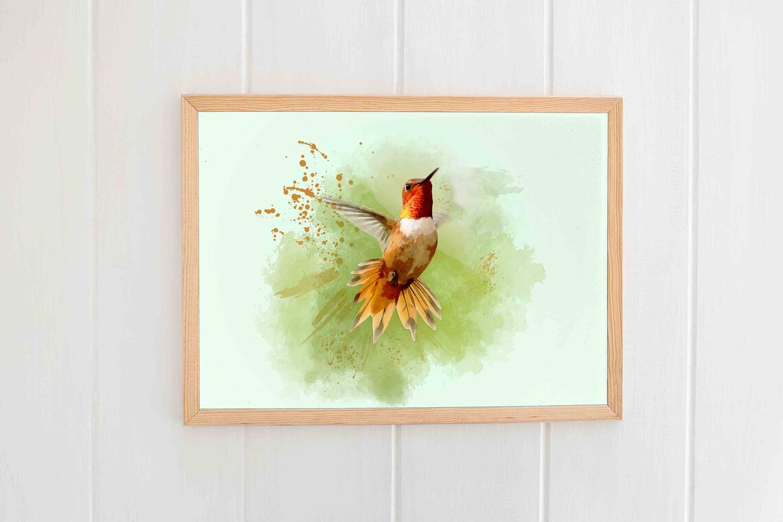 Watercolor Bird Print Digital Prints Watercolor Print - Etsy