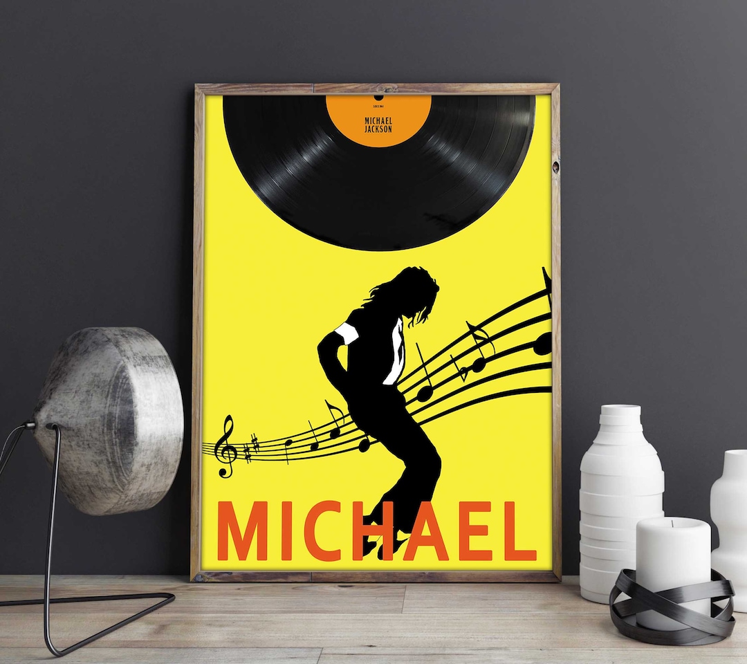 Michael Jackson Print, Michael Jackson Poster, Illustration, Digital ...