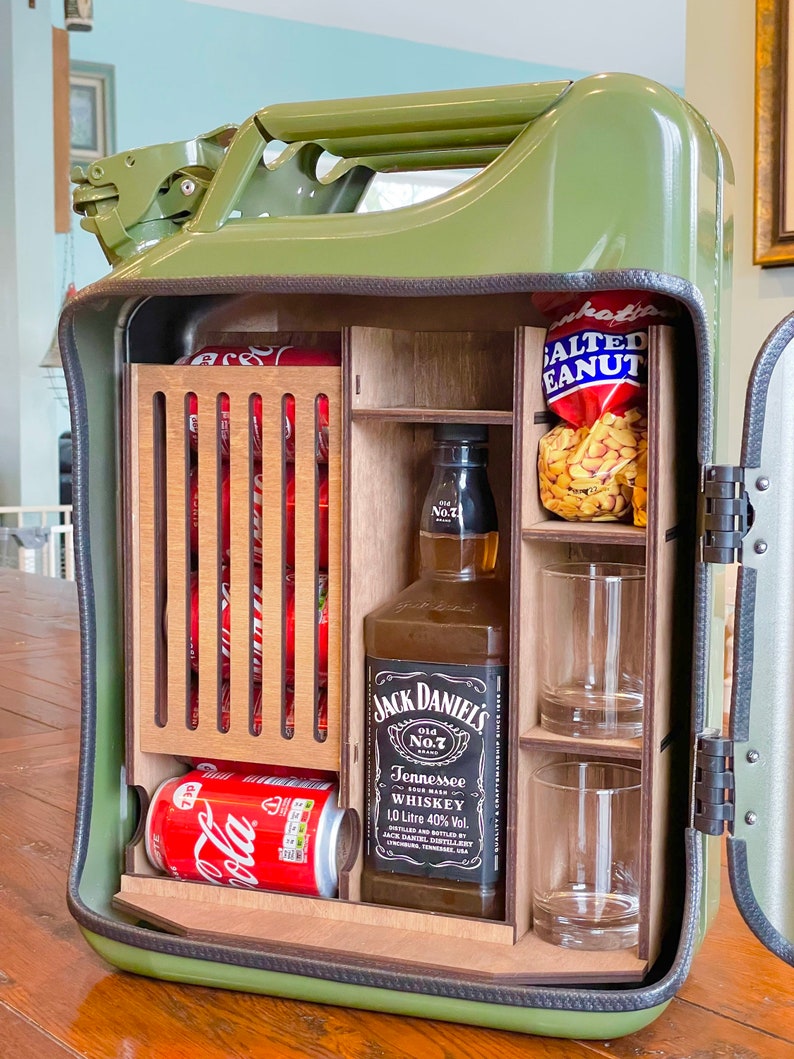 Jerry Can Mini Bar Handmade Jerry Can Mini Bar Jerry Can - Etsy