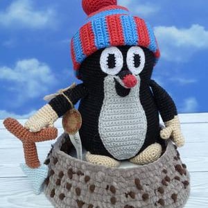 Crochet Mole Amigurumi Pattern – PDF Tutorial-english, Czech. the ...