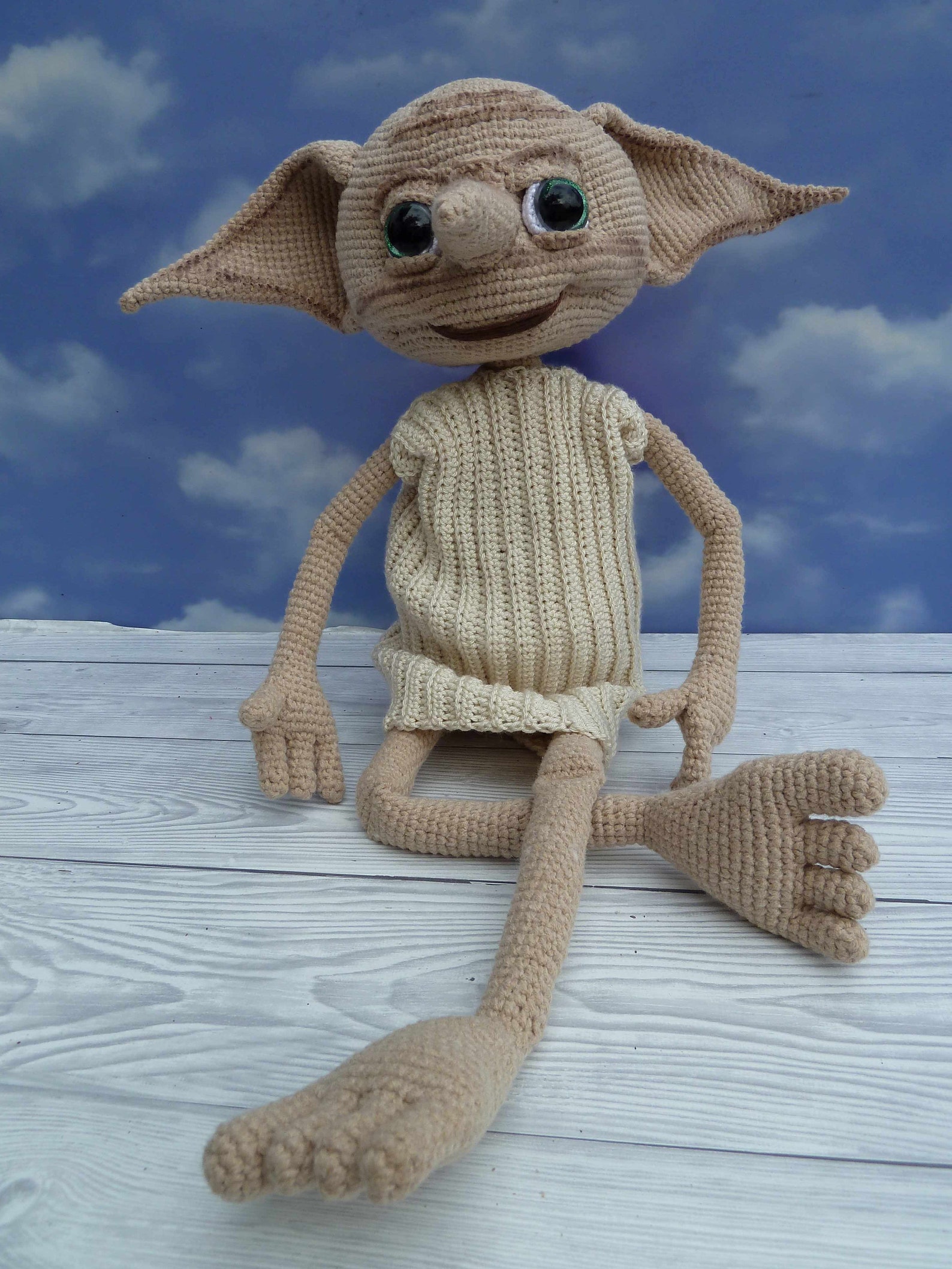 DOBBY Crochet Pattern, Amigurumi, Elf, English, Czech Pattern Pdf ...