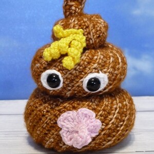 Funny Poop Crochet Pattern PDF, 10 Tipes - Trendy Design for Gifts and ...