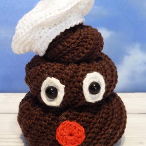 Funny Poop Crochet Pattern PDF, 10 Tipes - Trendy Design for Gifts and ...
