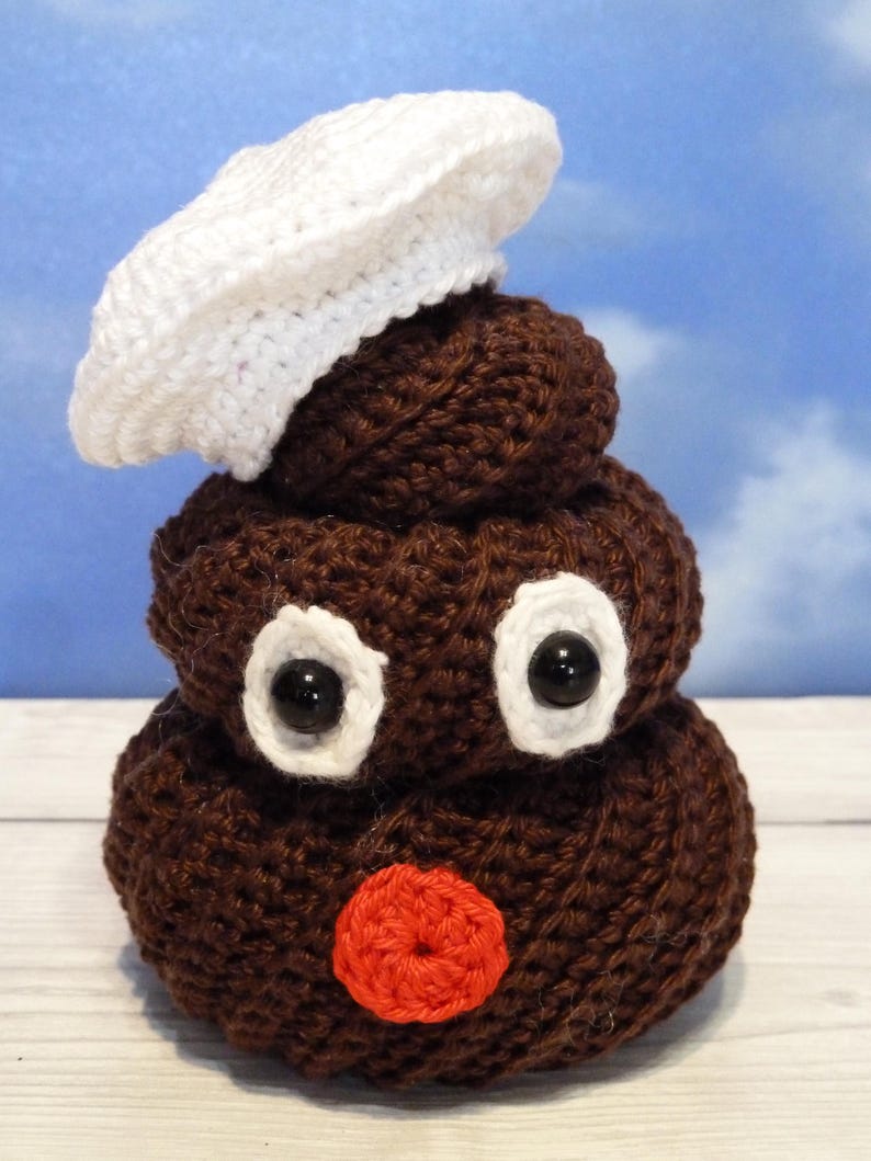 Funny Poop Crochet Pattern PDF, 10 Tipes - Trendy Design for Gifts and ...