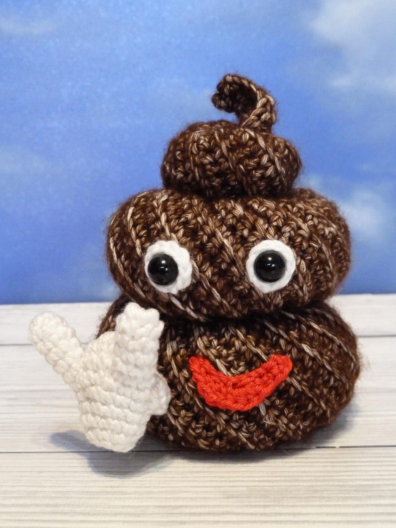 Funny Poop Crochet Pattern PDF, 10 Tipes - Trendy Design for Gifts and ...