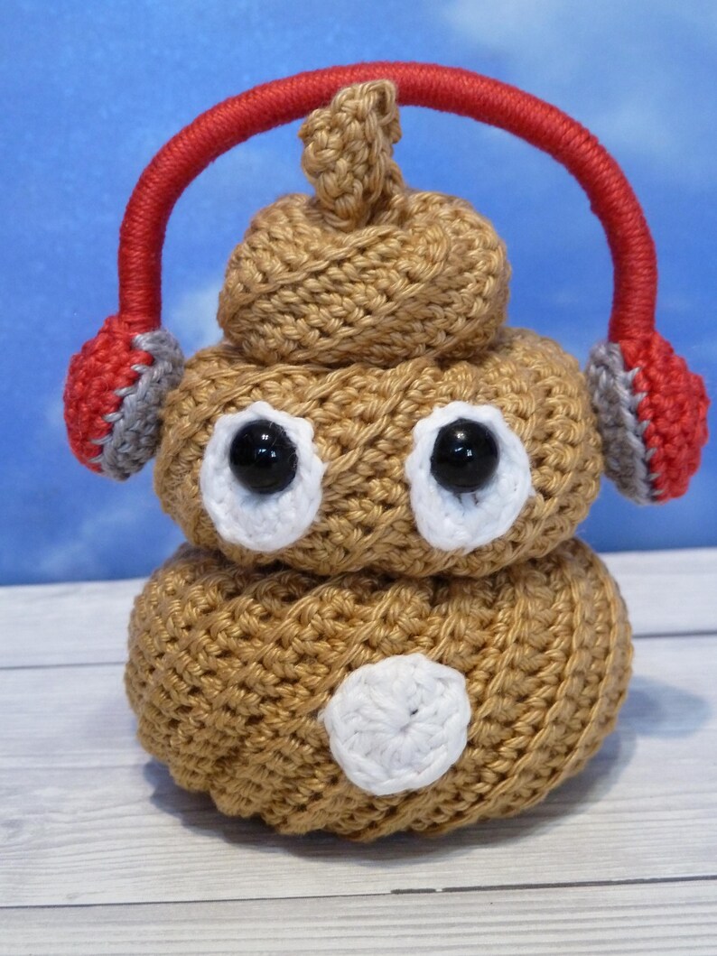 Funny Poop Crochet Pattern PDF, 10 Tipes - Trendy Design for Gifts and ...