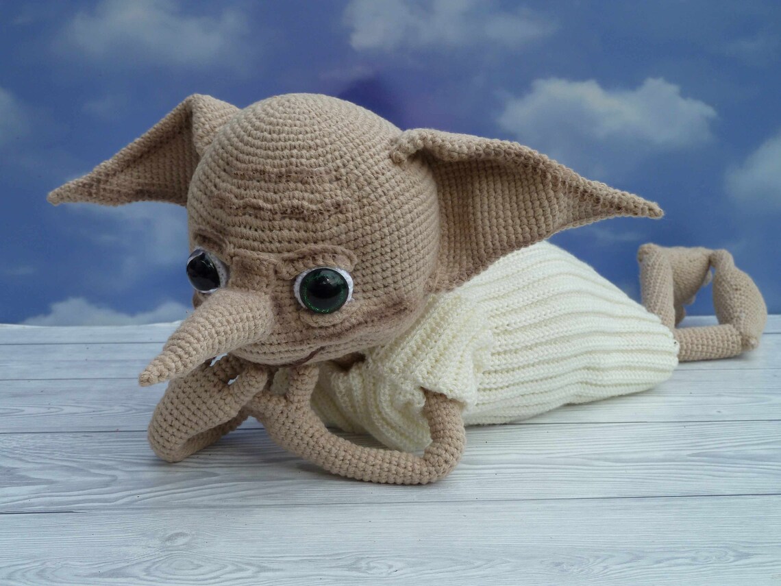 DOBBY Crochet Pattern, Amigurumi, Elf, English, Czech Pattern PDF ...
