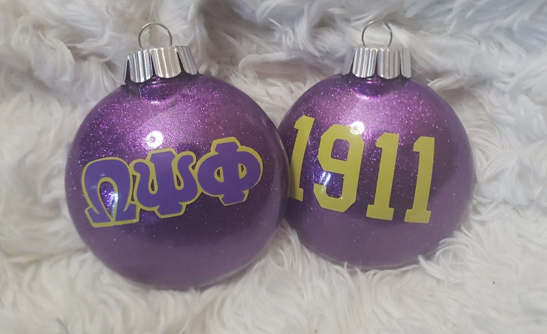 Omega Psi Phi Christmas Ornaments Broadway Six Christmas Ornament
