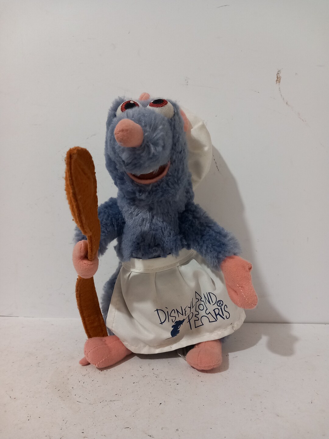 Plush Toy Disneyland Paris Ratatouille Chef Remy Rat With Spoon White ...