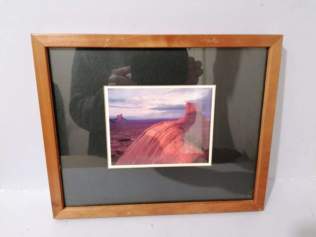 Framed and Glazed Art Photo Print in Wooden Frame Monument Valley Utah ...