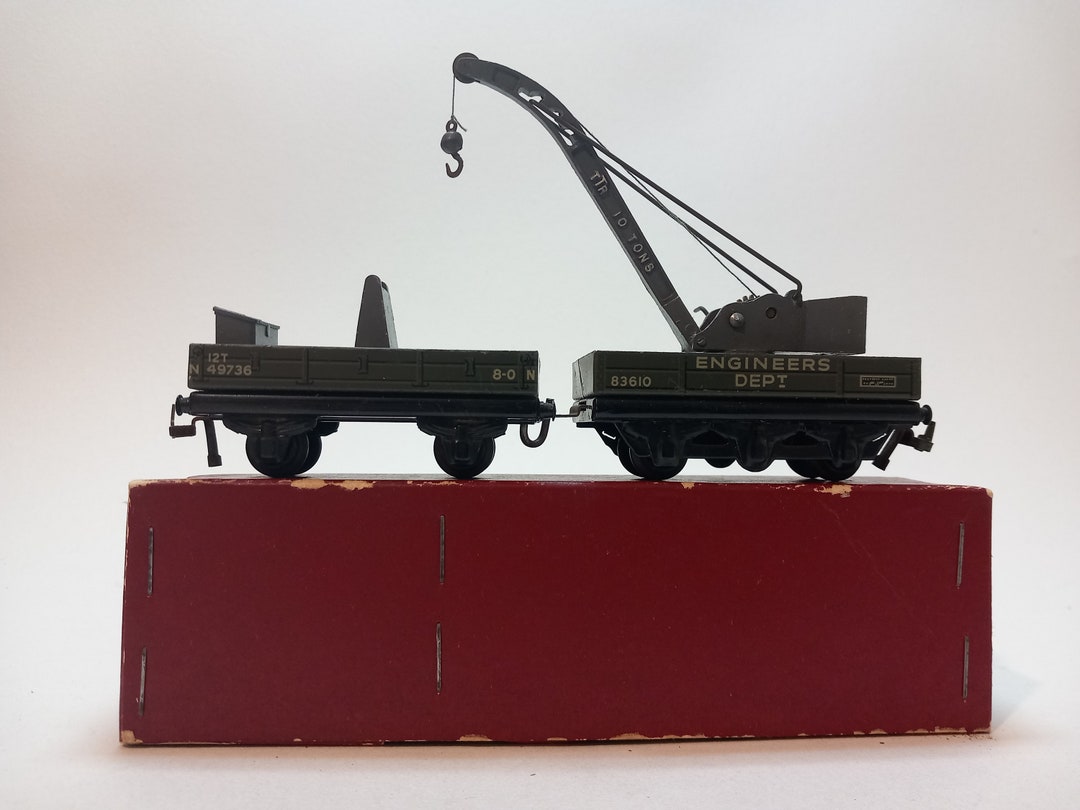 Trix Twin Railway TTR Crane Truck Set 615 00 Gauge Boxed Model Railway ...