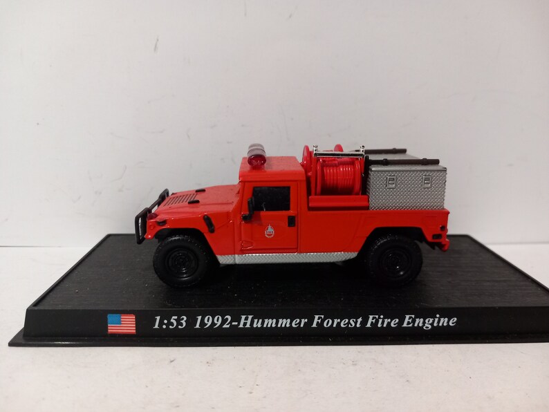 Fire Engine Diecast Display Fire Engine 1:53 Scale Hummer Forest Fire ...