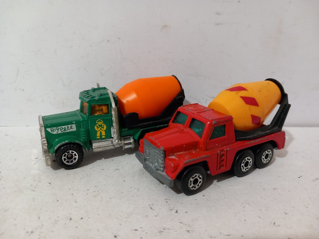 Matchbox Cement Mixers Peterbilt Big Pete and Superfast Diecast Toy ...