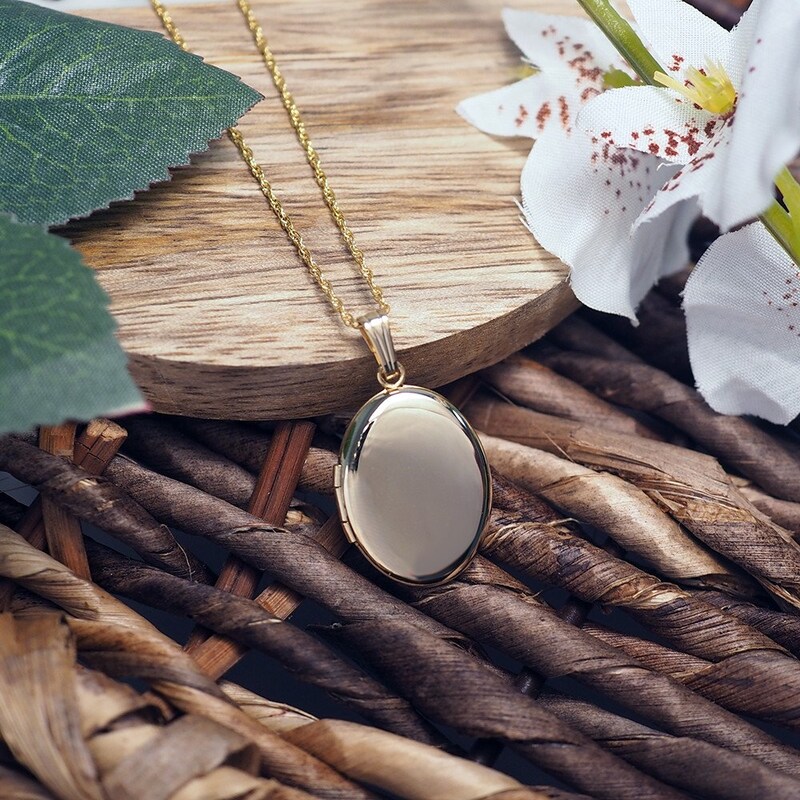 Simple Gold Locket - Etsy