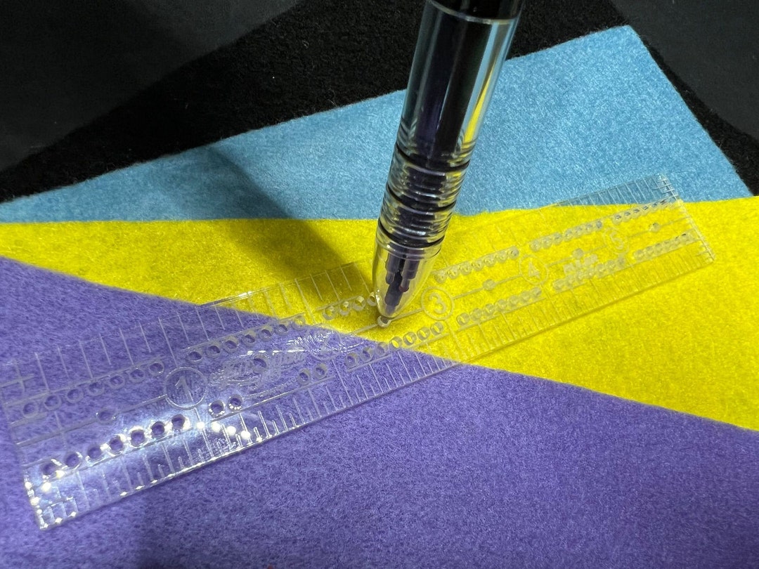 Versatile Sewing Crafting Quilting Patch Work Aid Pattern Ruler Making ...