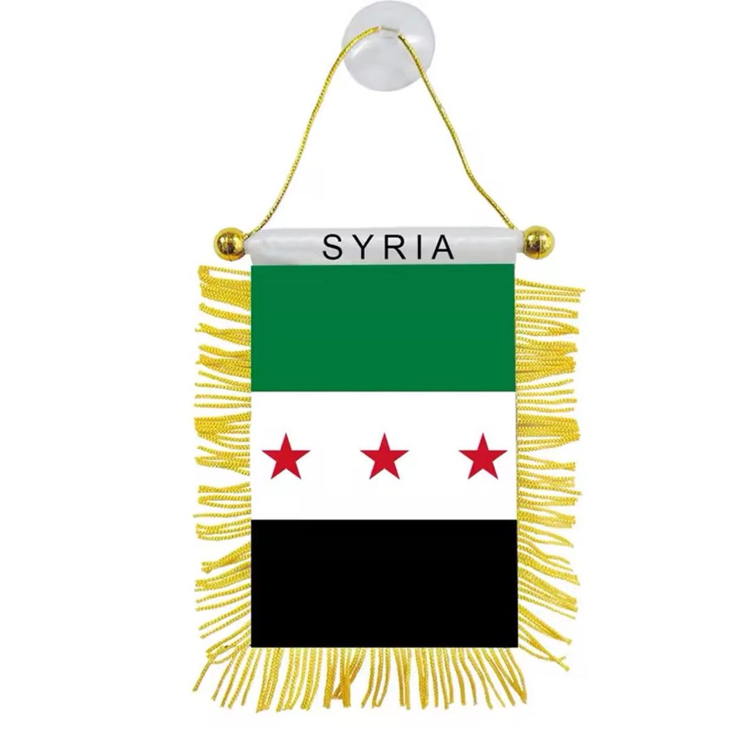 Free Syria Flag for Car | Country Flag for Rear Mirror | Gifts for Him ...