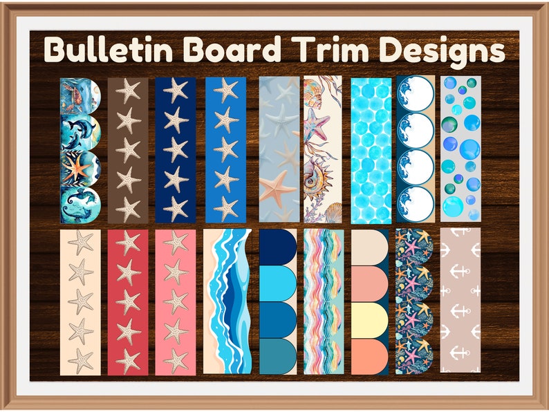 Sandy Brown Beach Ocean Theme Parent Board | Bulletin | Sage | Earthy ...