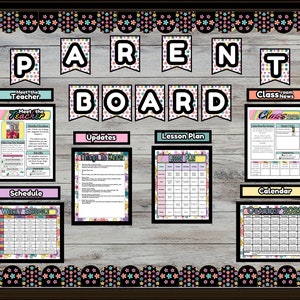 Colorful Meet the Teacher Bundle | Class Newsletter | Classroom Menu ...