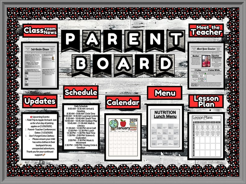 Newspaper Themed Class Decor Bundle | Newsletter | Childcare Bulletin ...