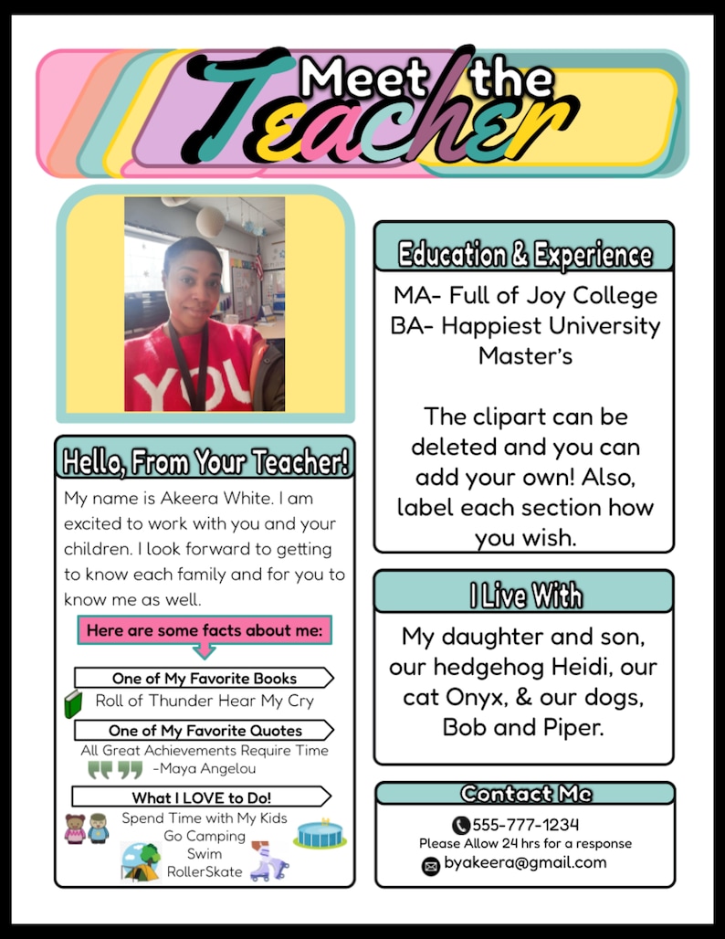 Pastel Parent Board Bundle | Newsletter Template | Childcare Bulletin ...