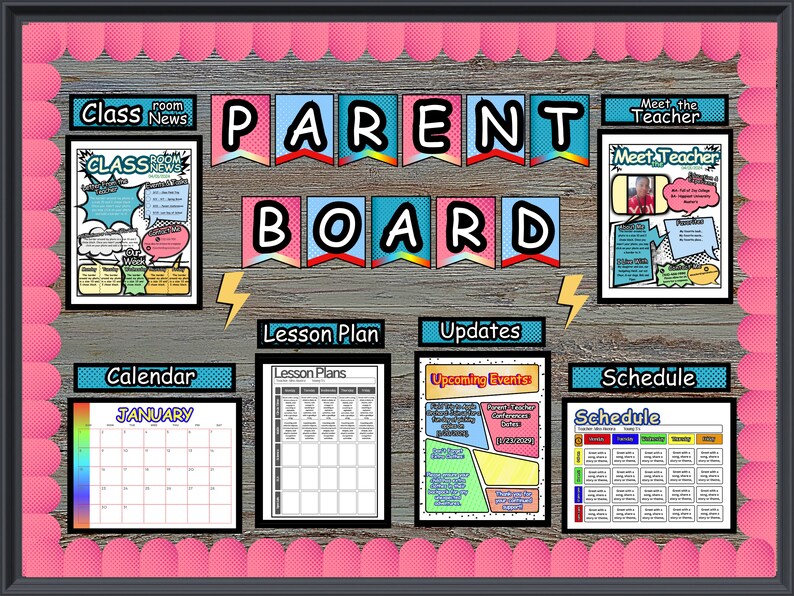 Comic Book Superhero Classroom Newsletter | Comic Book Meet the Teacher ...