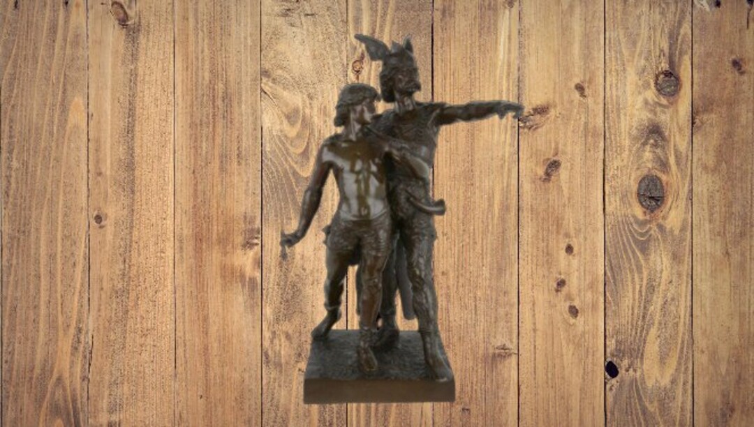 Bronze Statue Departure for Combat or Pro Patria E. Laporte - Etsy