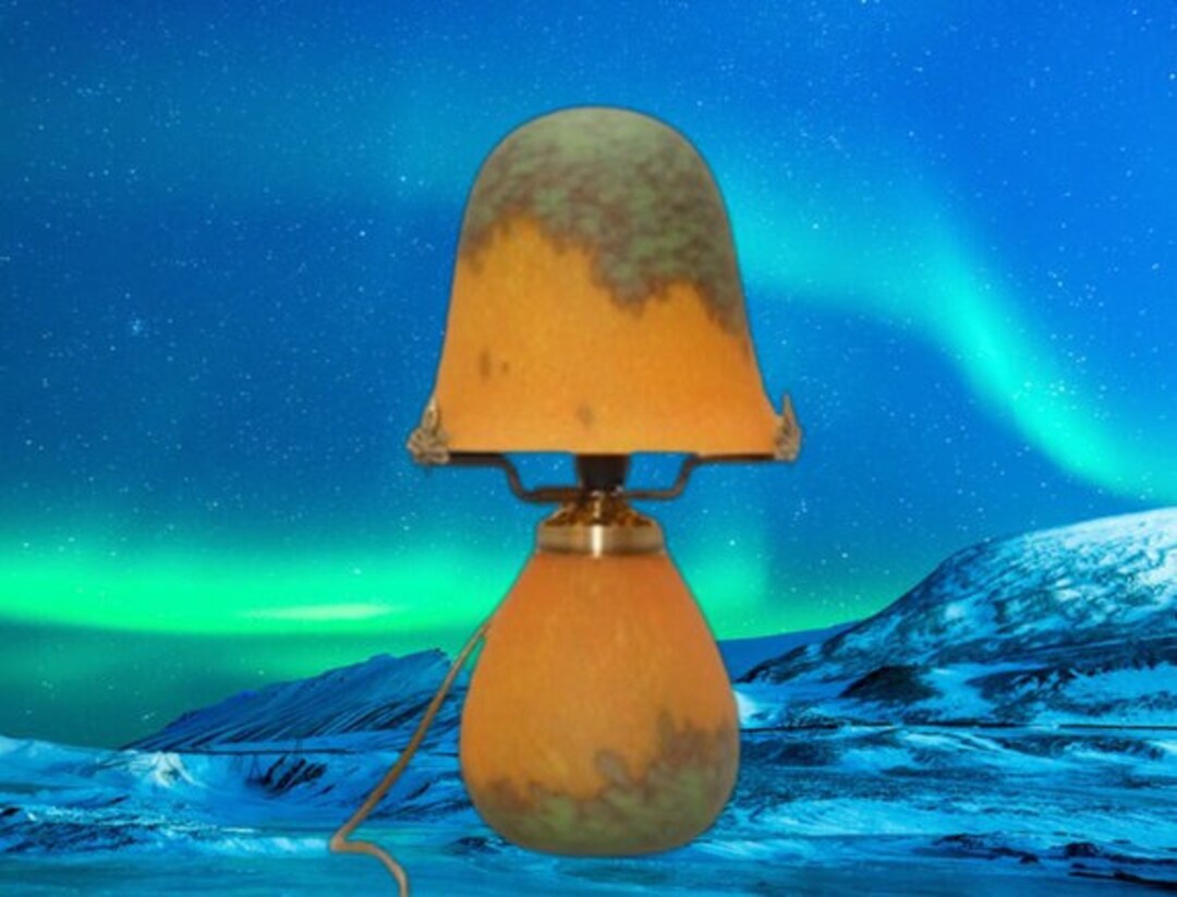 Muller Style Glass Lamp/ Lamp Glass After Muller - Etsy