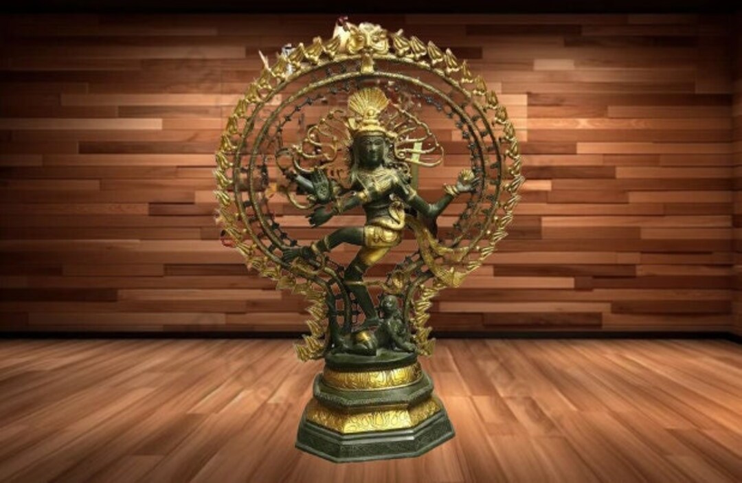 Ferris Wheel of Shiva NATARAJA in Bronze H: 73 Cm - Etsy