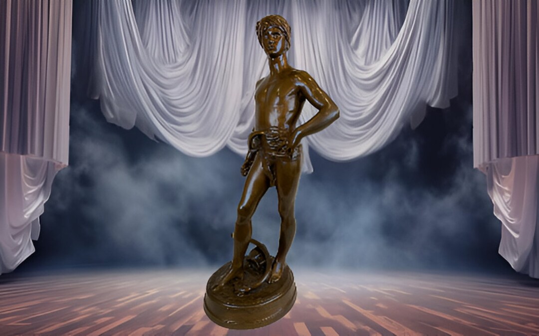 Sculpture Representative David by Antonin Mercié - Etsy