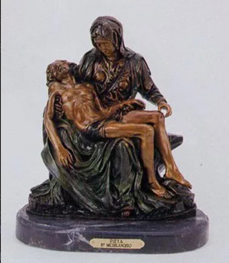 Bronze Statue of La Pietà - Etsy