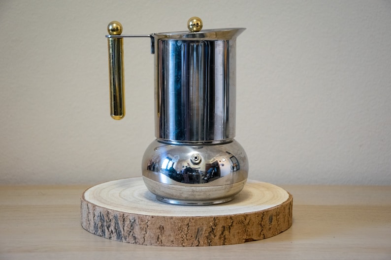 VEV Viganò Gold Line Coffee Maker - Stainless Steel - Vintage 70s ...