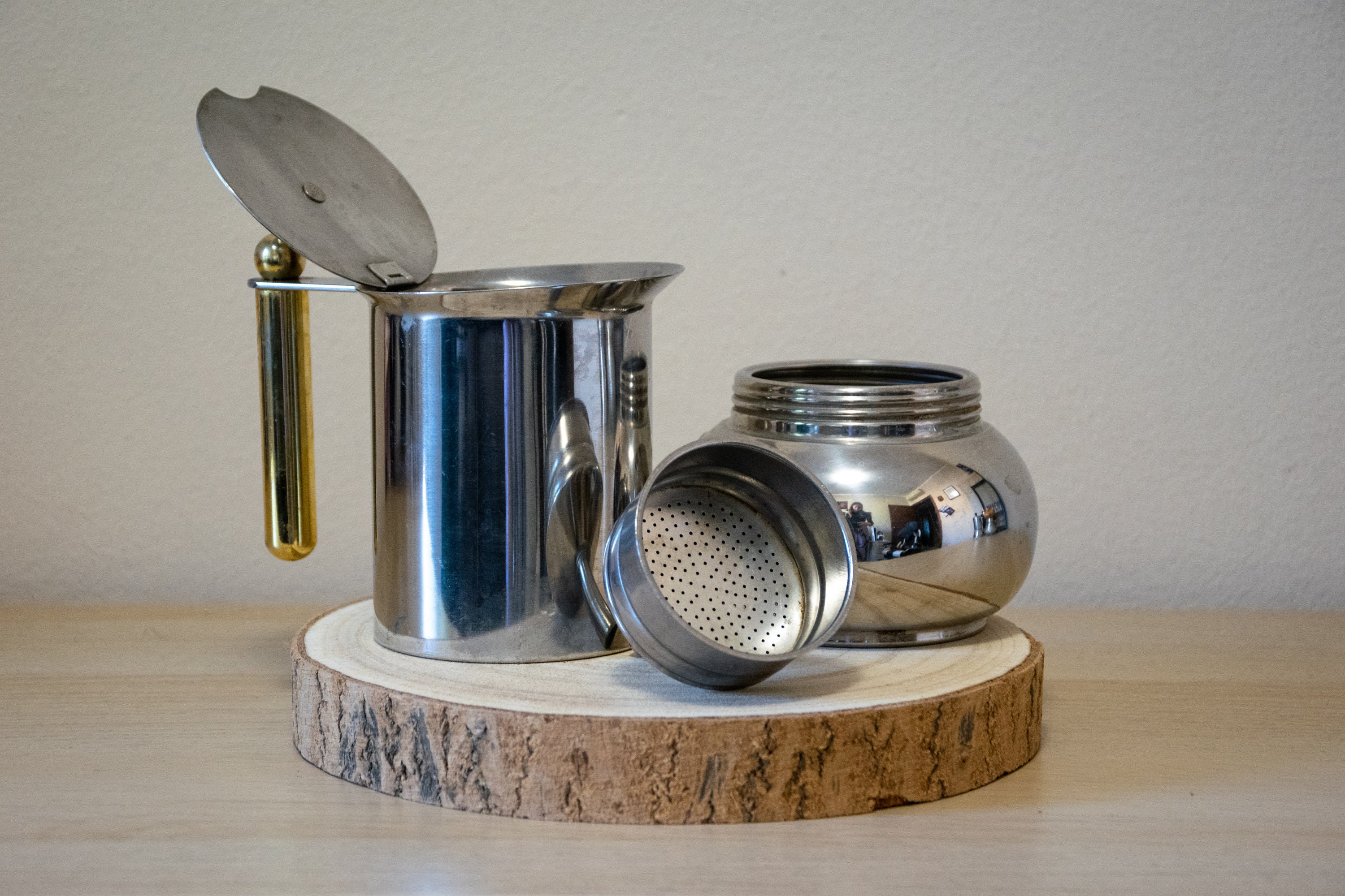 VEV Viganò Gold Line Coffee Maker - Stainless Steel - Vintage 70s ...