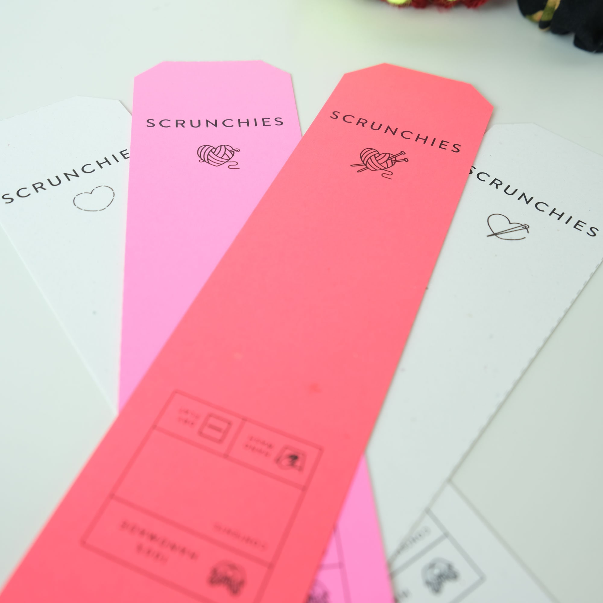 PRINTABLE Scrunchie Scrunchies Tag Labels Knit Crochet Sewn Gift ...