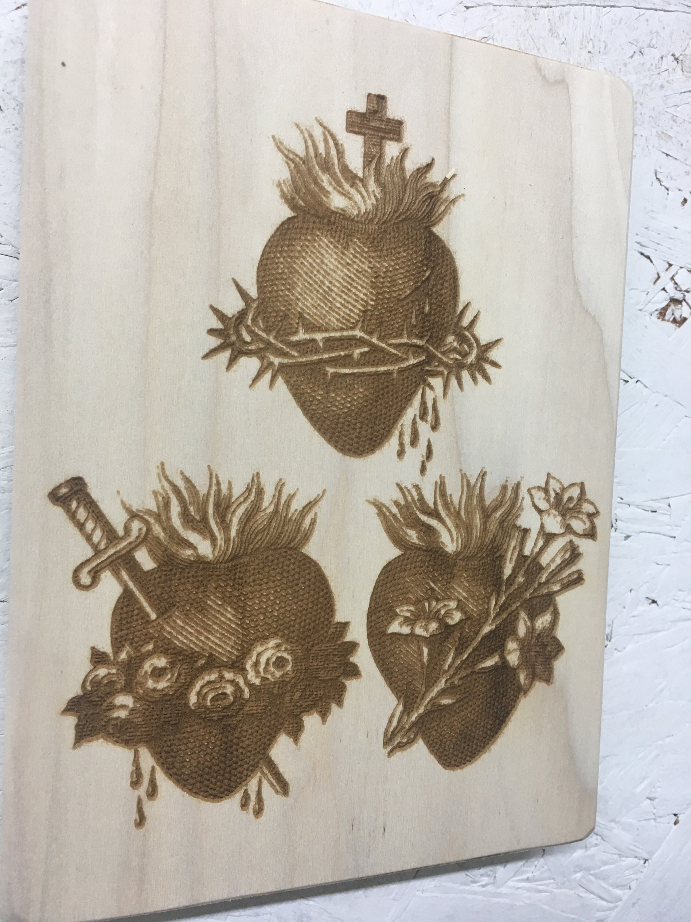 3 Hearts Engraving - Etsy