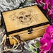 Sugar Skull Pyrography Storage Box - Etsy