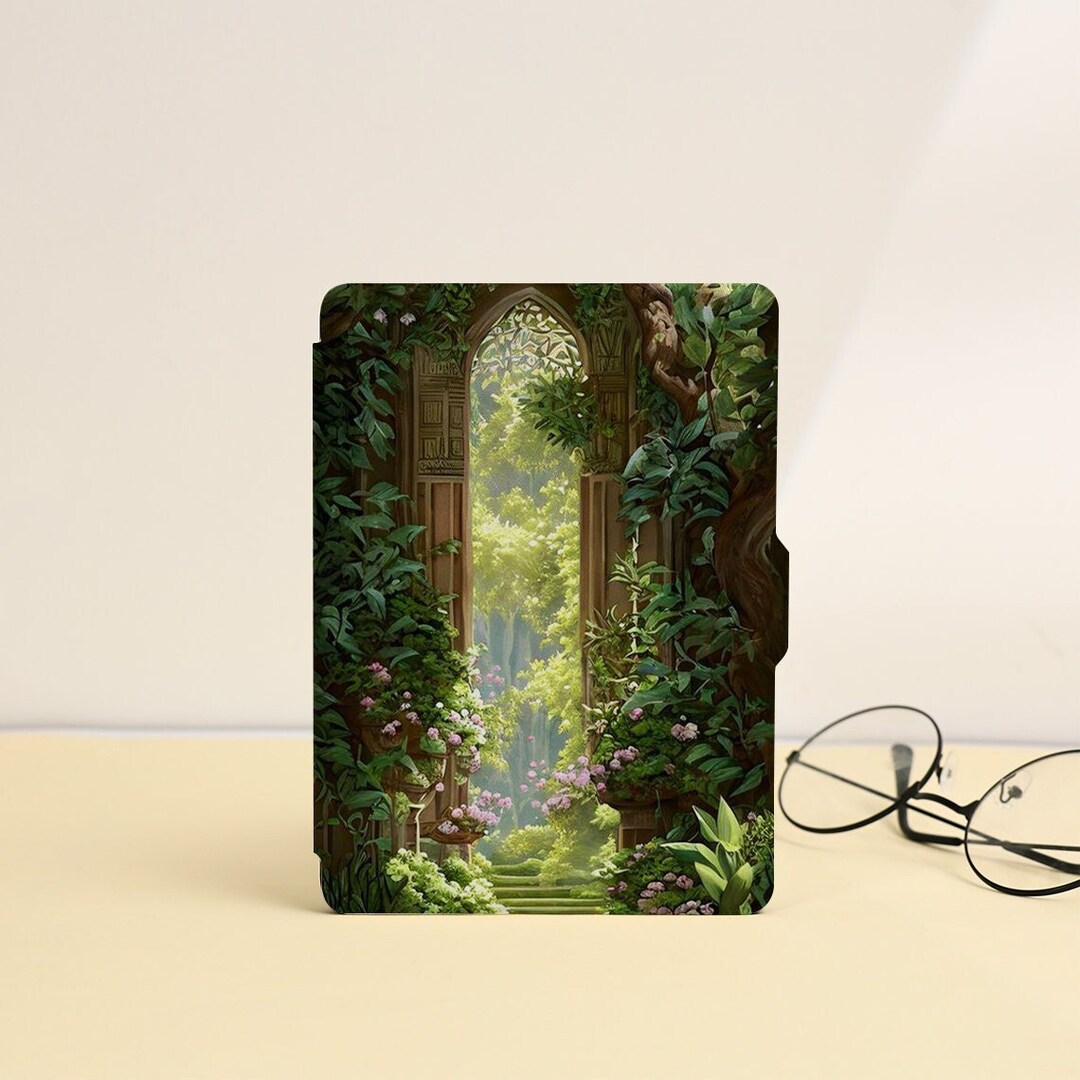 Mystic Forest Green Kindle Paperwhite Case, Personalized Kindle ...