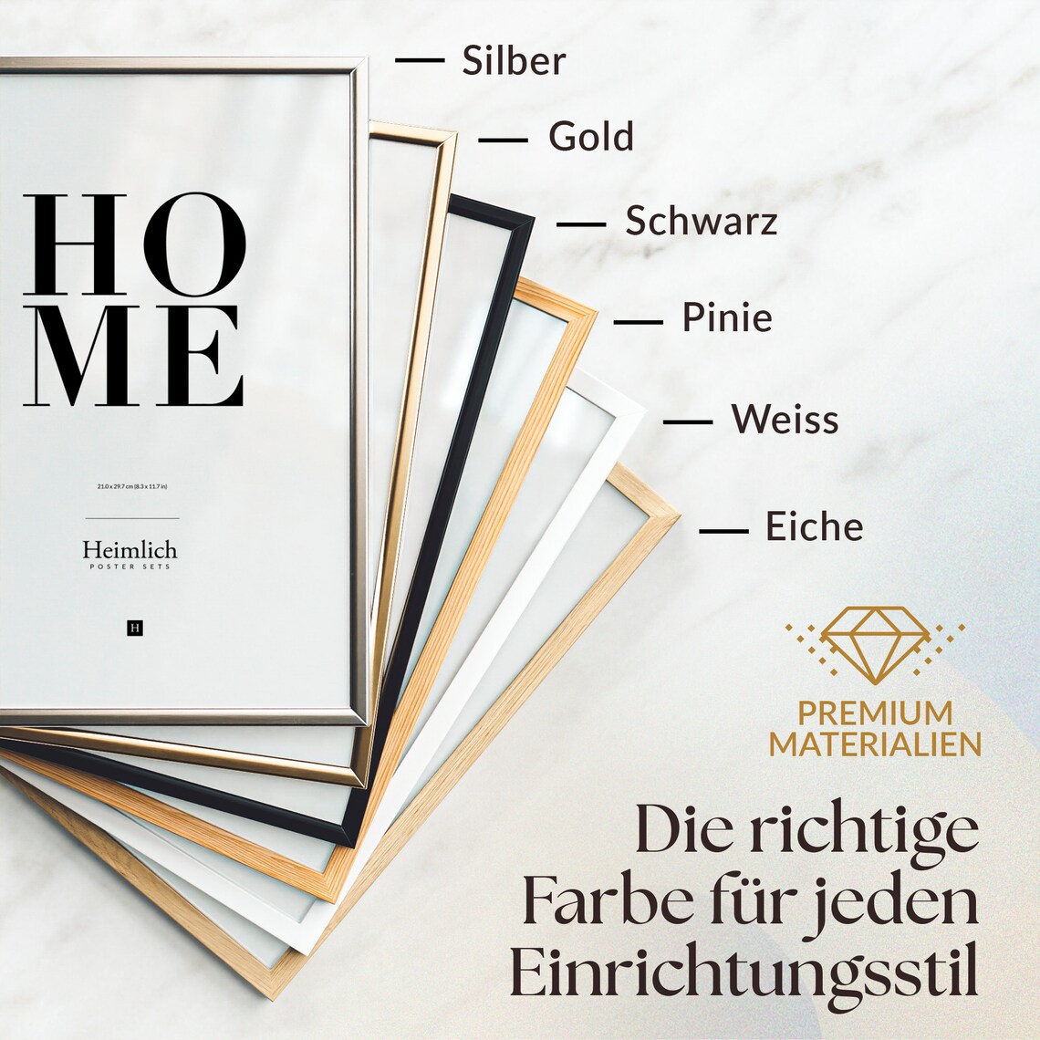 Heimlich® Premium Poster Set Bilder Wohnzimmer Wandbilder - Etsy.de