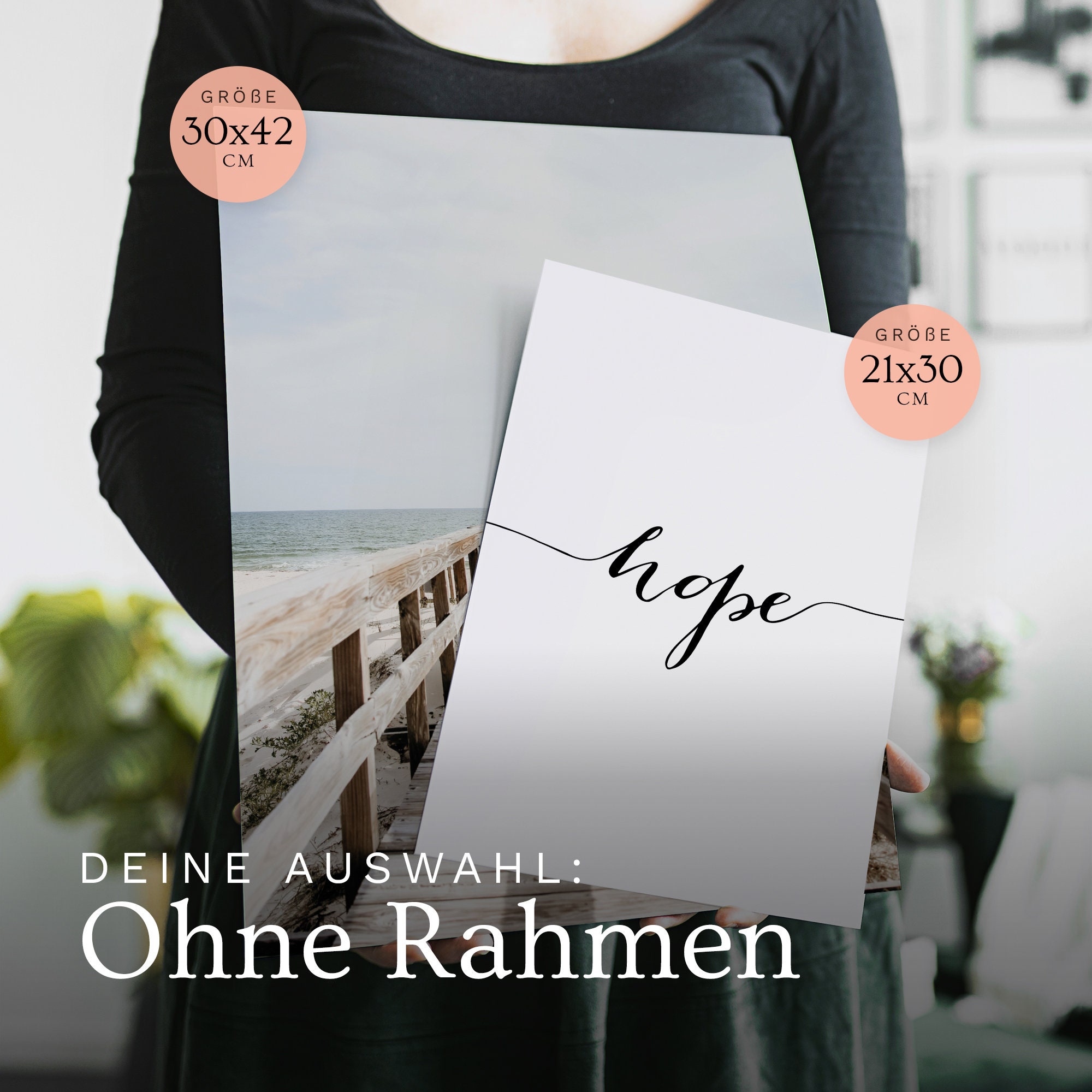 Heimlich® Premium Poster Set 6er Dünen Strand Meer Wandbilder | Etsy