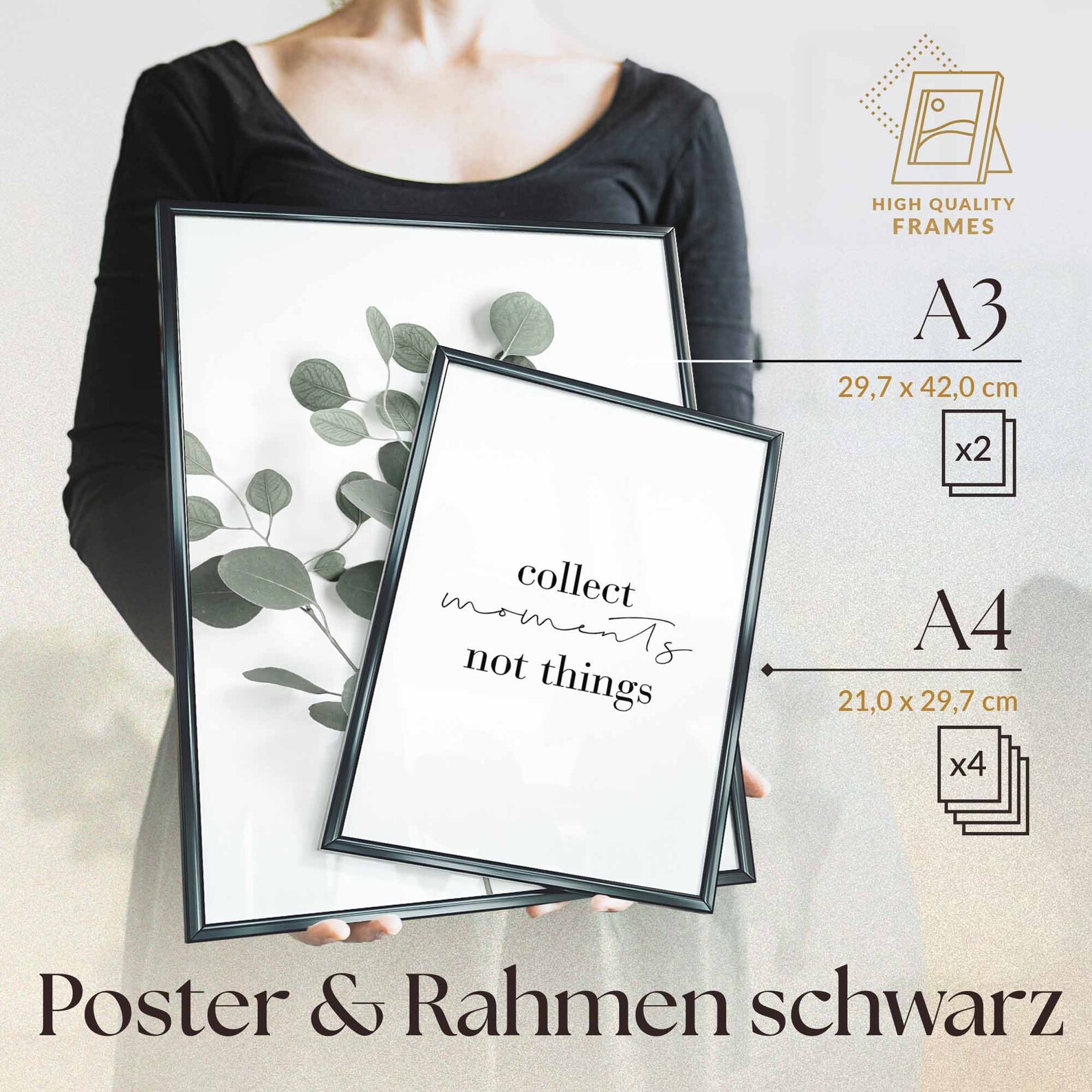 Heimlich® Premium Poster Set Bilder Wohnzimmer Wandbilder - Etsy.de