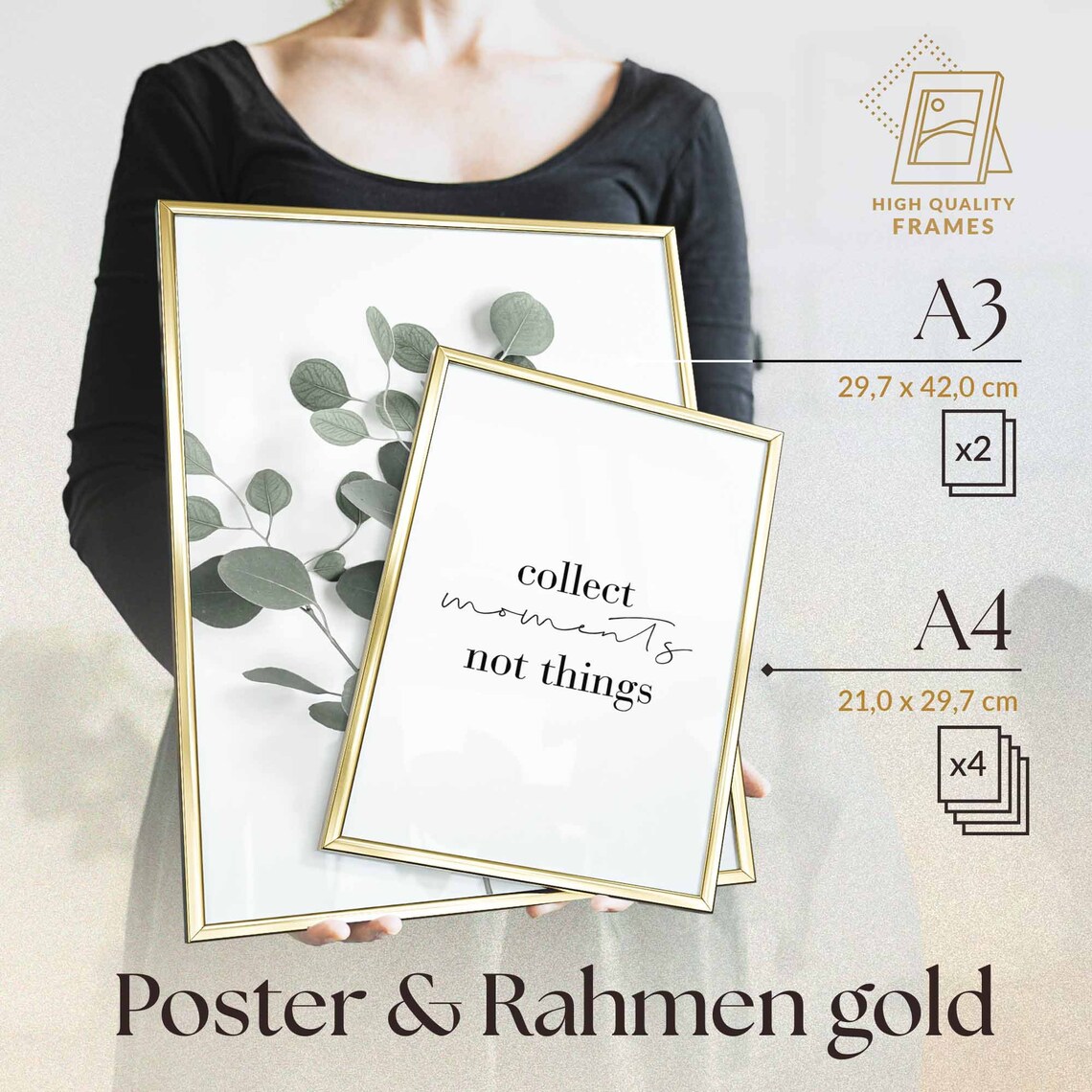 Heimlich® Premium Poster Set Bilder Wohnzimmer Wandbilder - Etsy.de