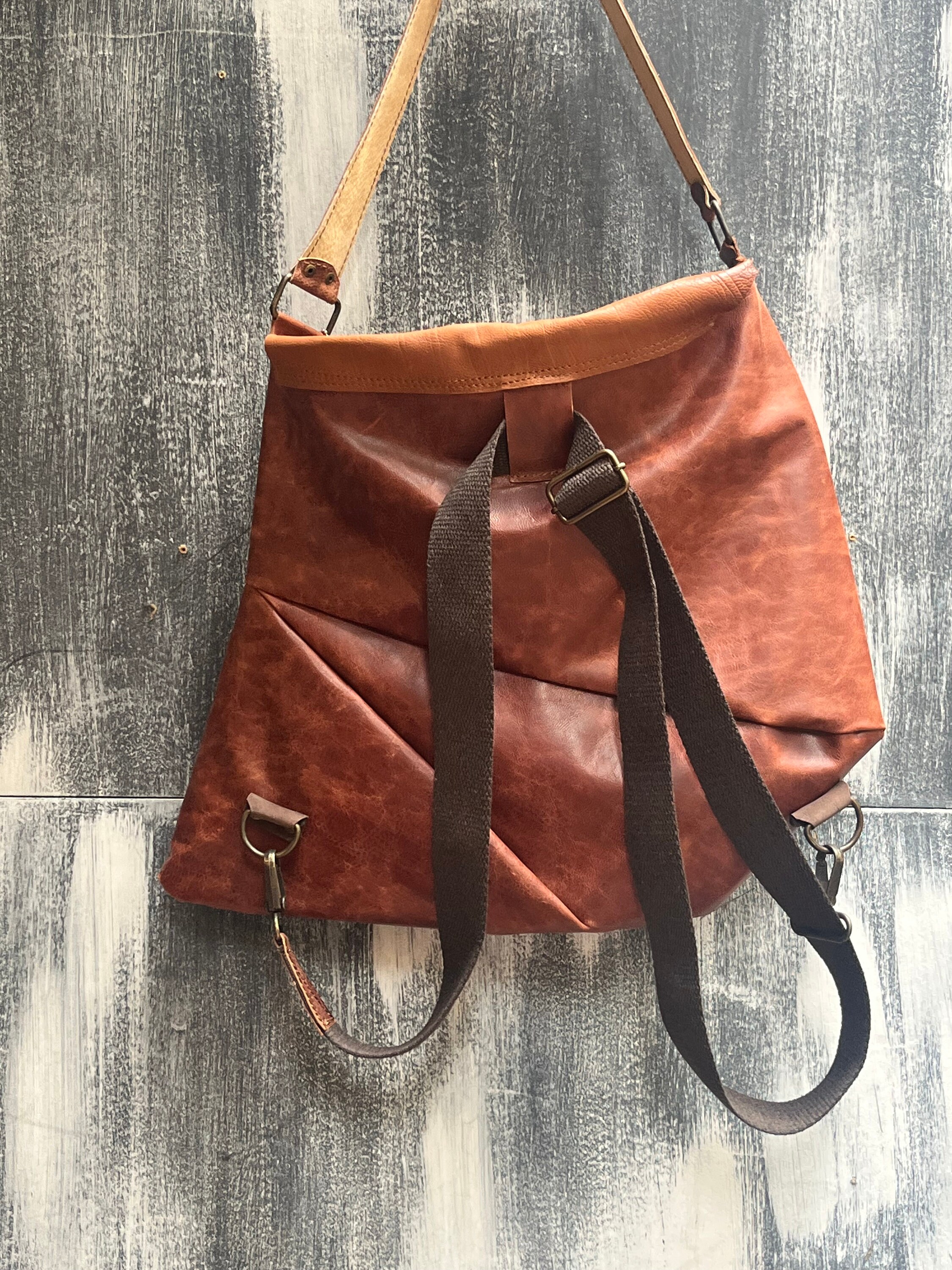 Leather Backpack in 3 Colours, High Quality Shoulder Bag, Handmade ...