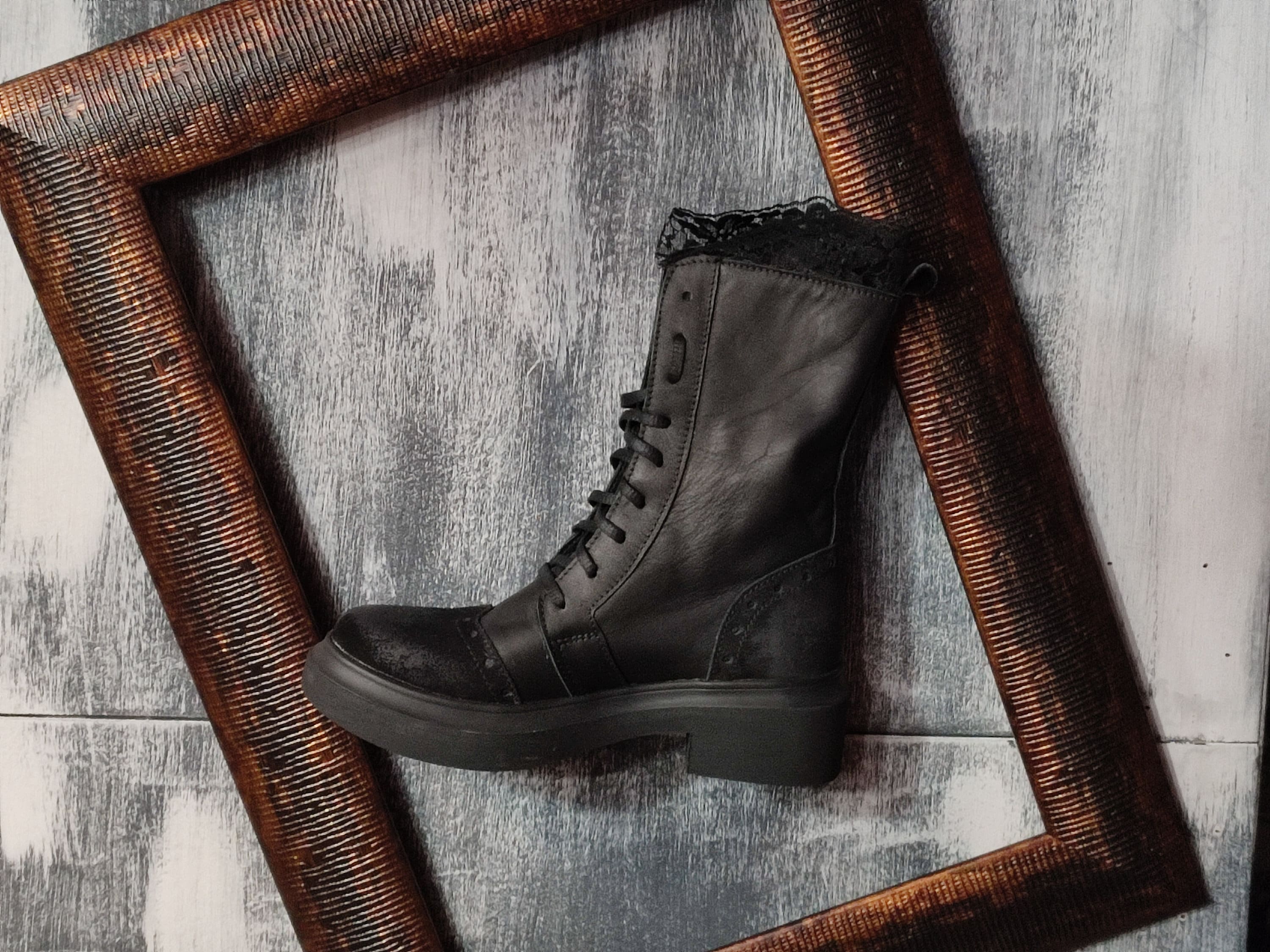 Black Leather Boots, Handmade Boots Women, Designer Black Shoes ...