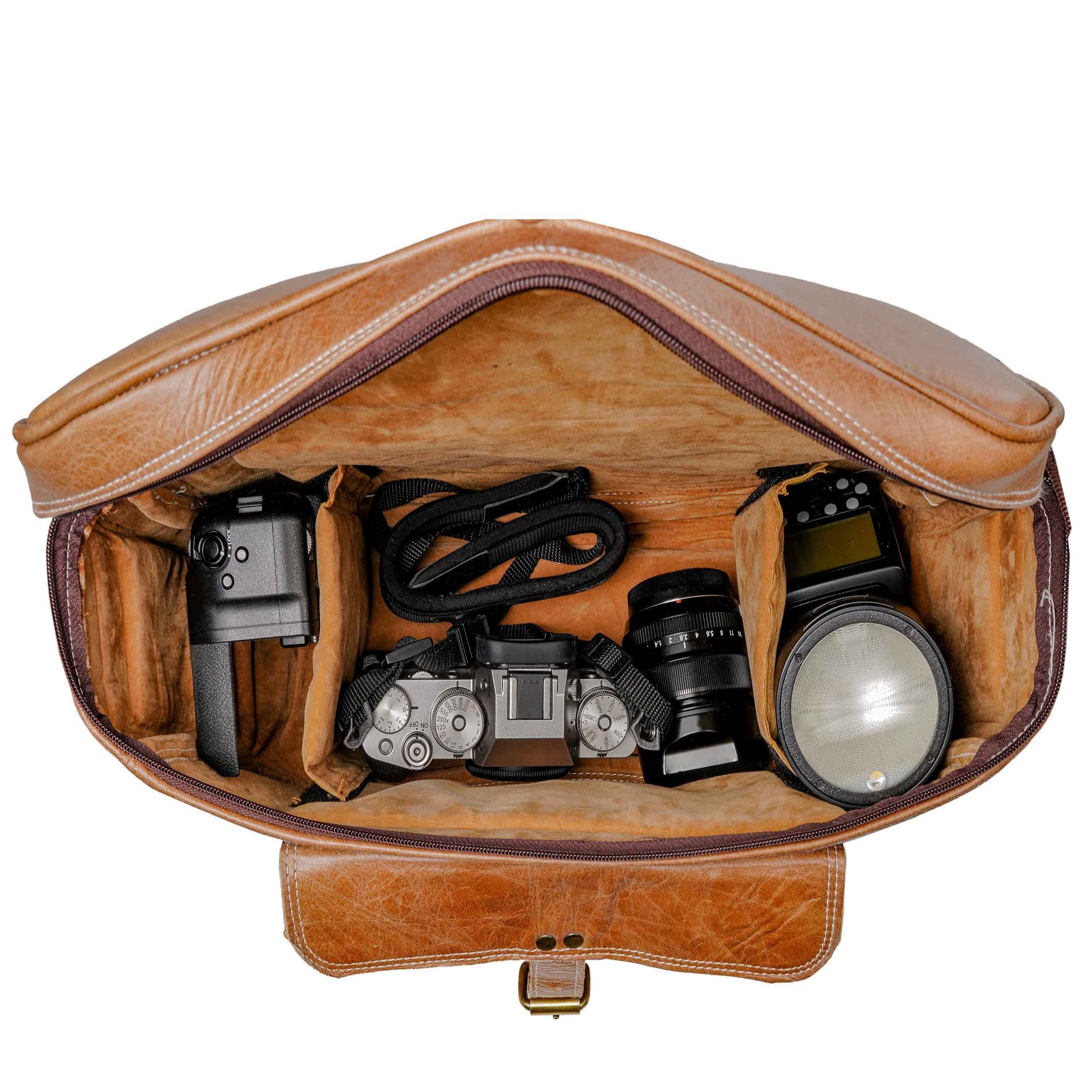 Personalized Leather Camera Bag Camera Bag Shoulder Camera - Etsy