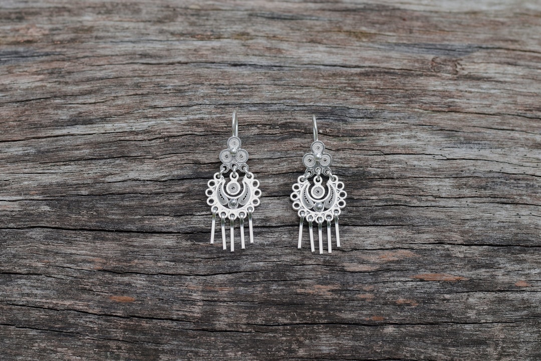 Candonga Traditional FILIGREE Fish BOHO Drop Hoop EARRING for ...