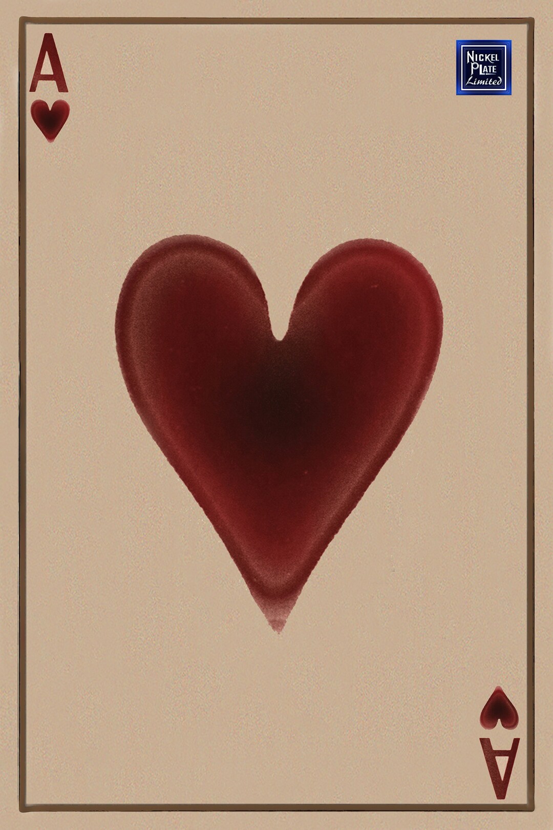 Vintage Ace of Hearts Digital Download - Etsy