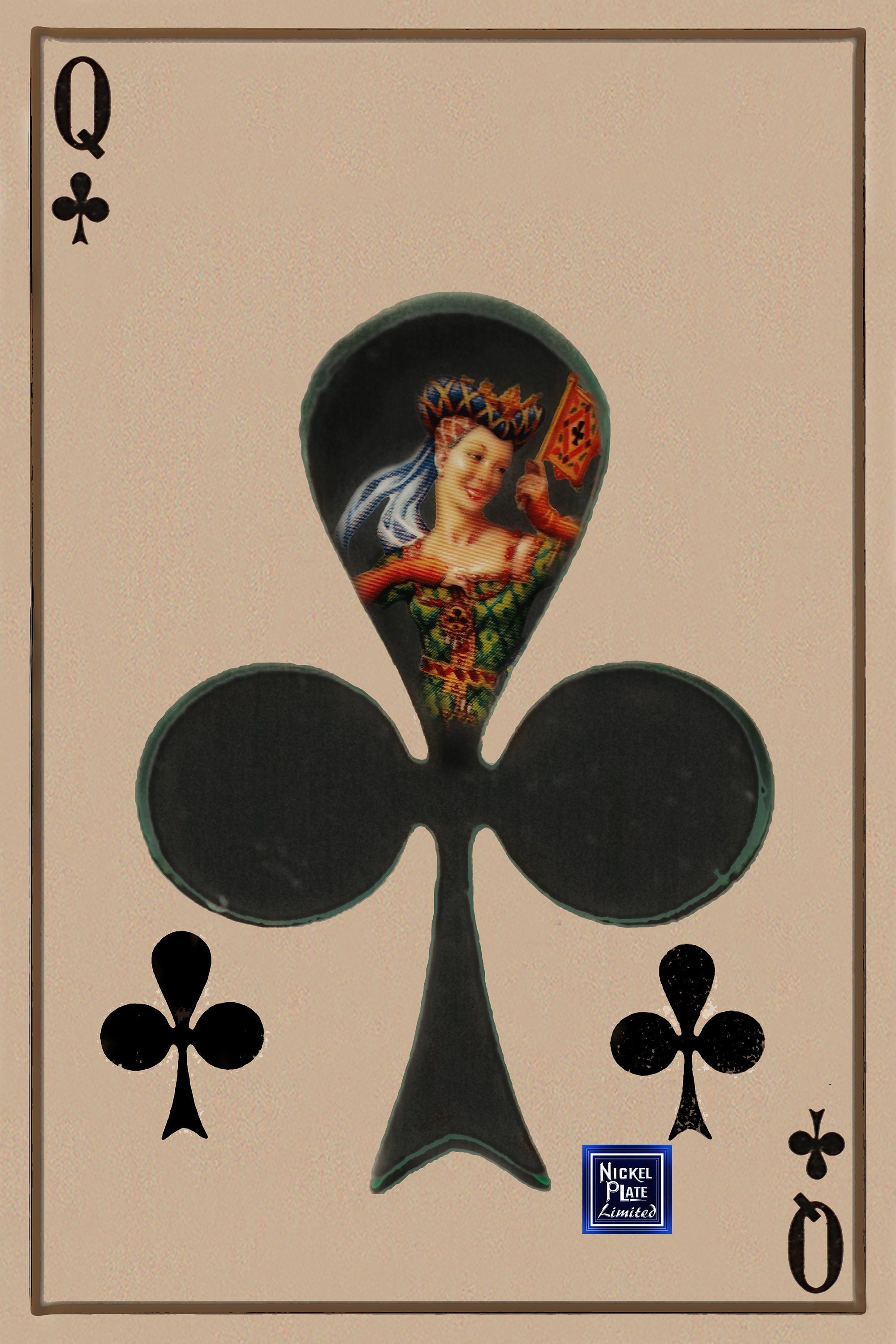 Queen Of Clubs Art