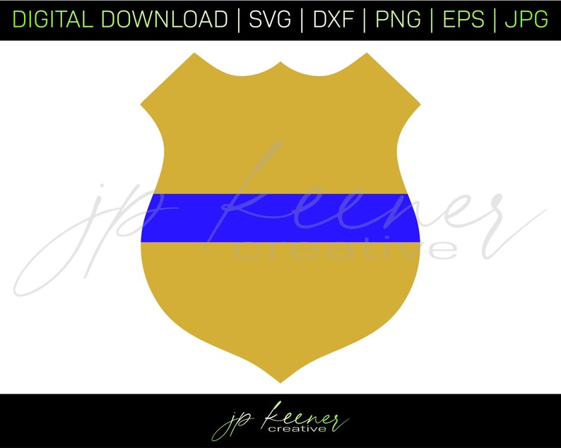 Police Badge SVG Police Badge Cut File Cricut Design | Etsy