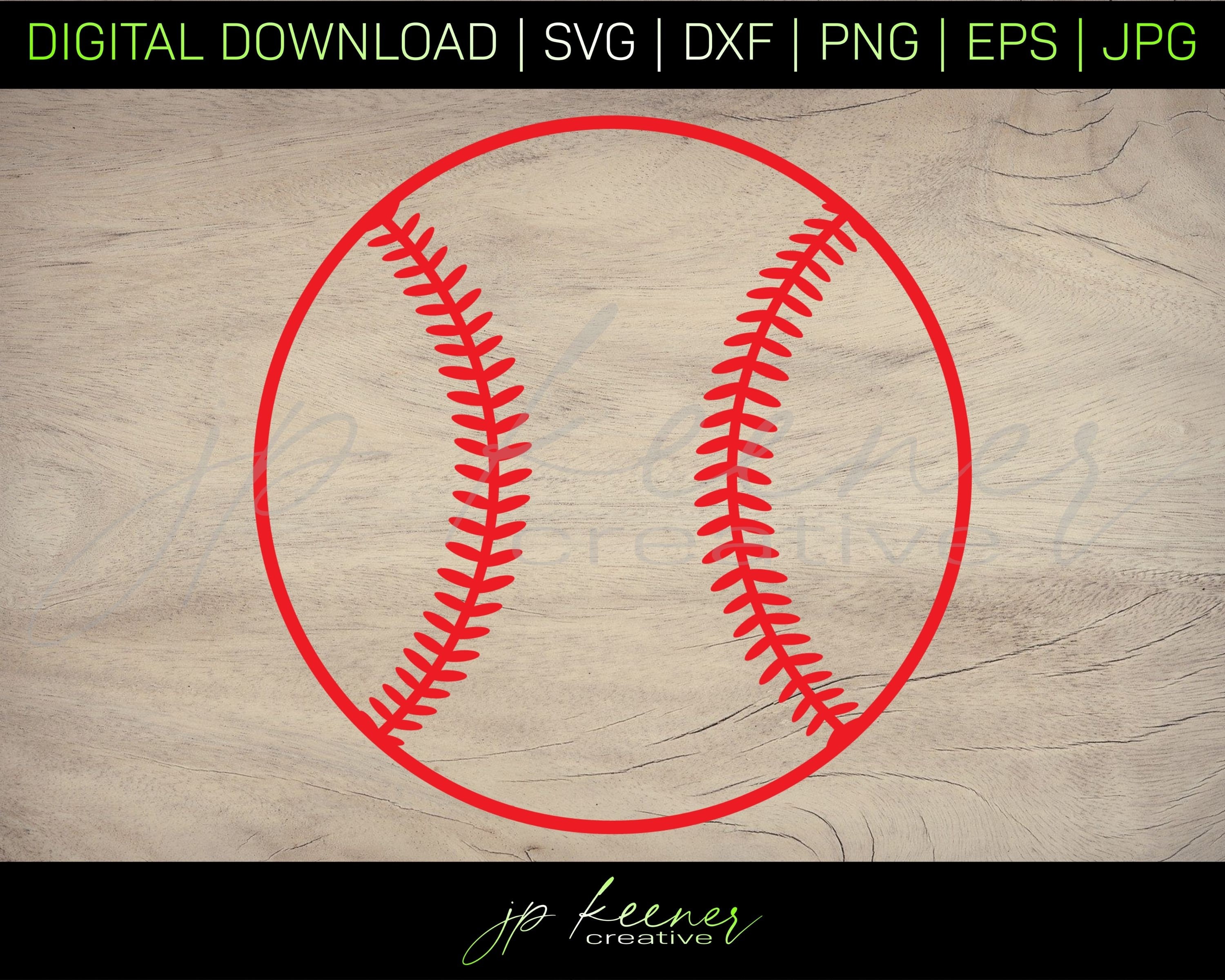 Softball SVG Softball Cut File Softball DXF Cricut | Etsy
