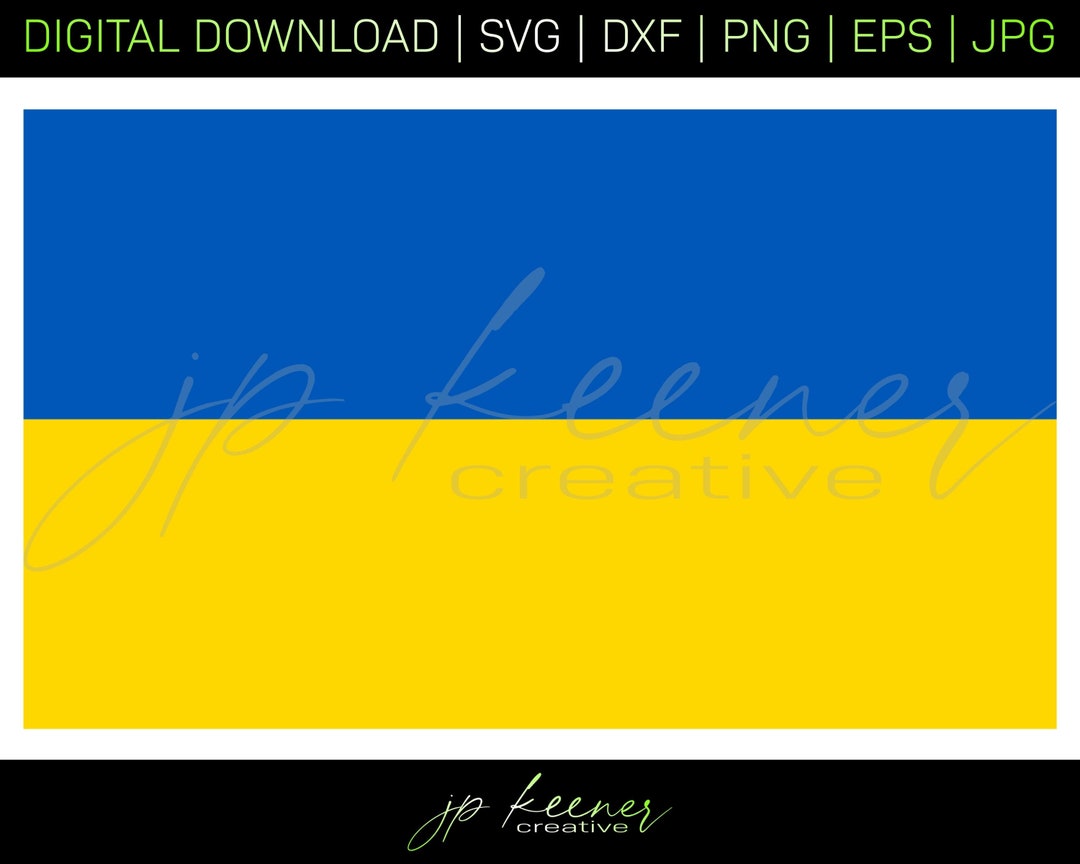 Ukraine Flag SVG Ukraine Flag Cut Files Ukraine Flag DXF Ukrainian Flag ...